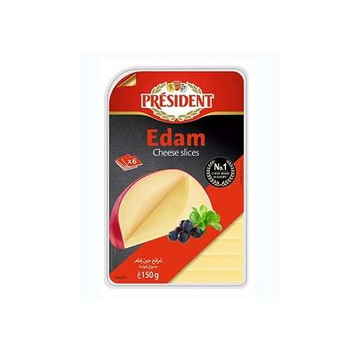 President Edam Slices (150g) - HTS Plus